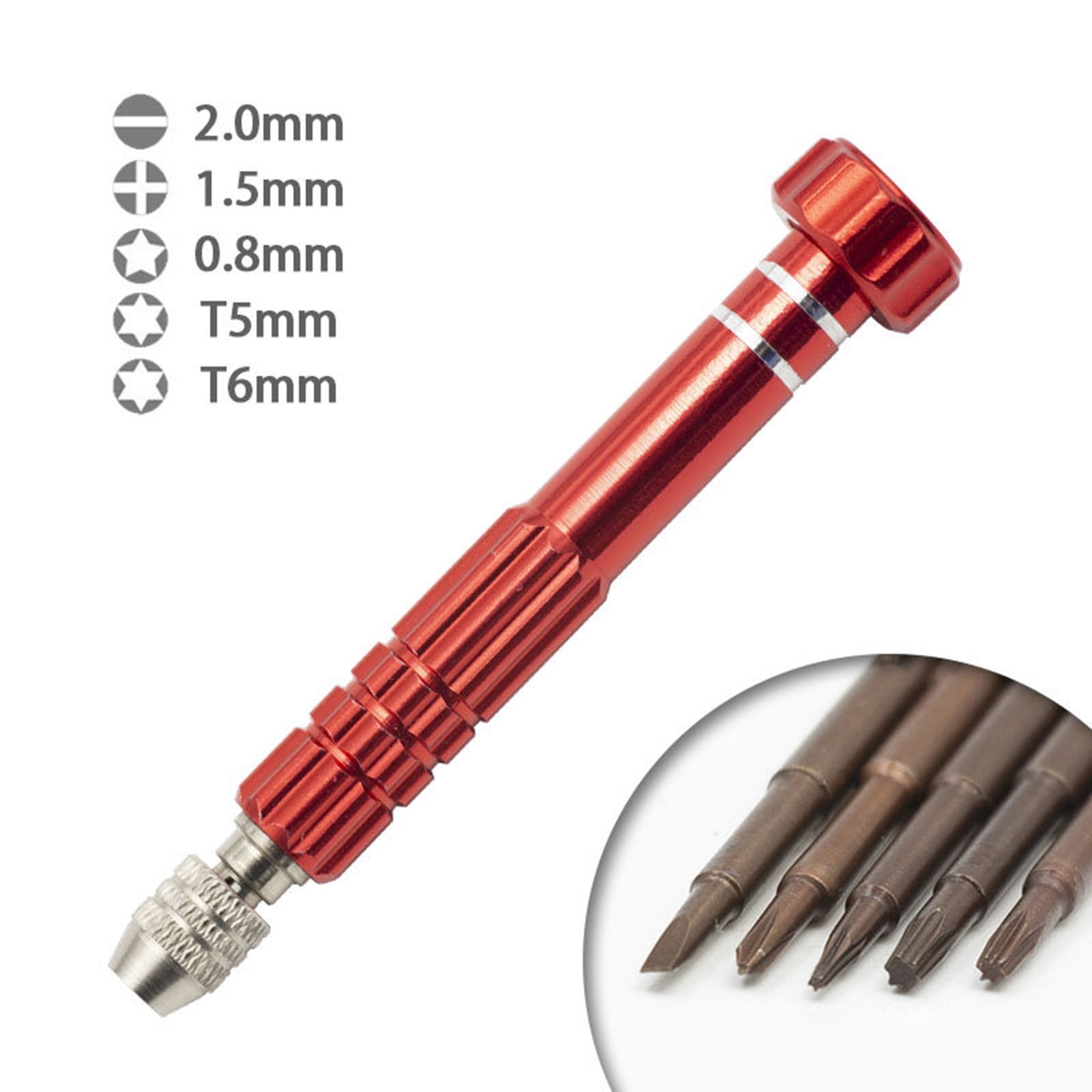 Guaber Screwdriver,5-in-1 Multifunctional Small Screwdriver Eyeglass ...
