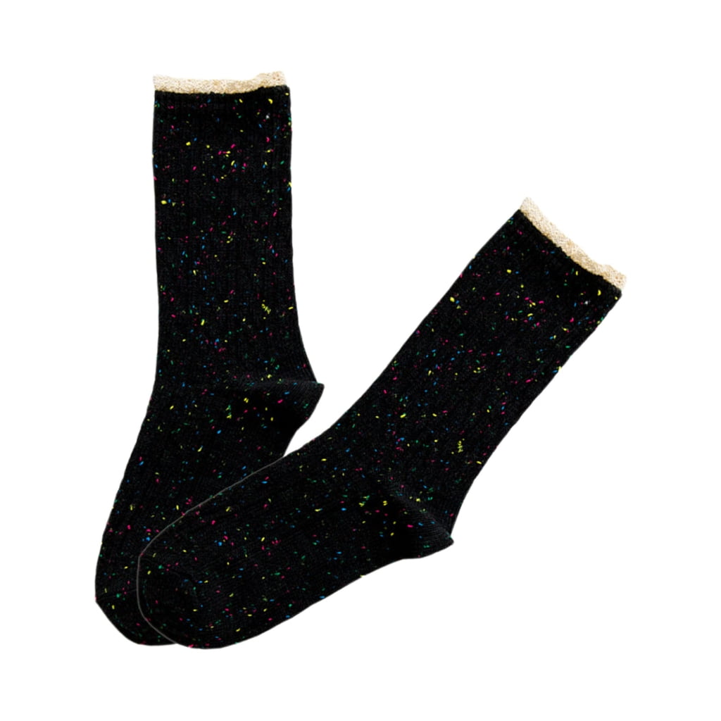 Guaber Sock,Japanese Women Sweet Thick Cable Knit Socks Ruffle Lace ...