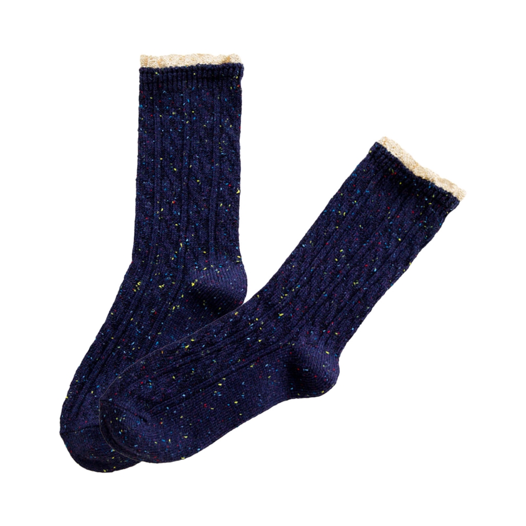 Guaber Sock,Japanese Women Sweet Thick Cable Knit Socks Ruffle Lace ...