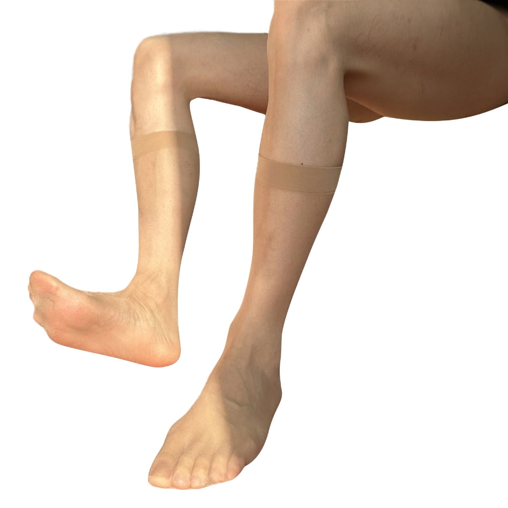 Guaber Sock,Mens Nylon Sheer Toe Suit Socks Extra Thin Business Dress ...