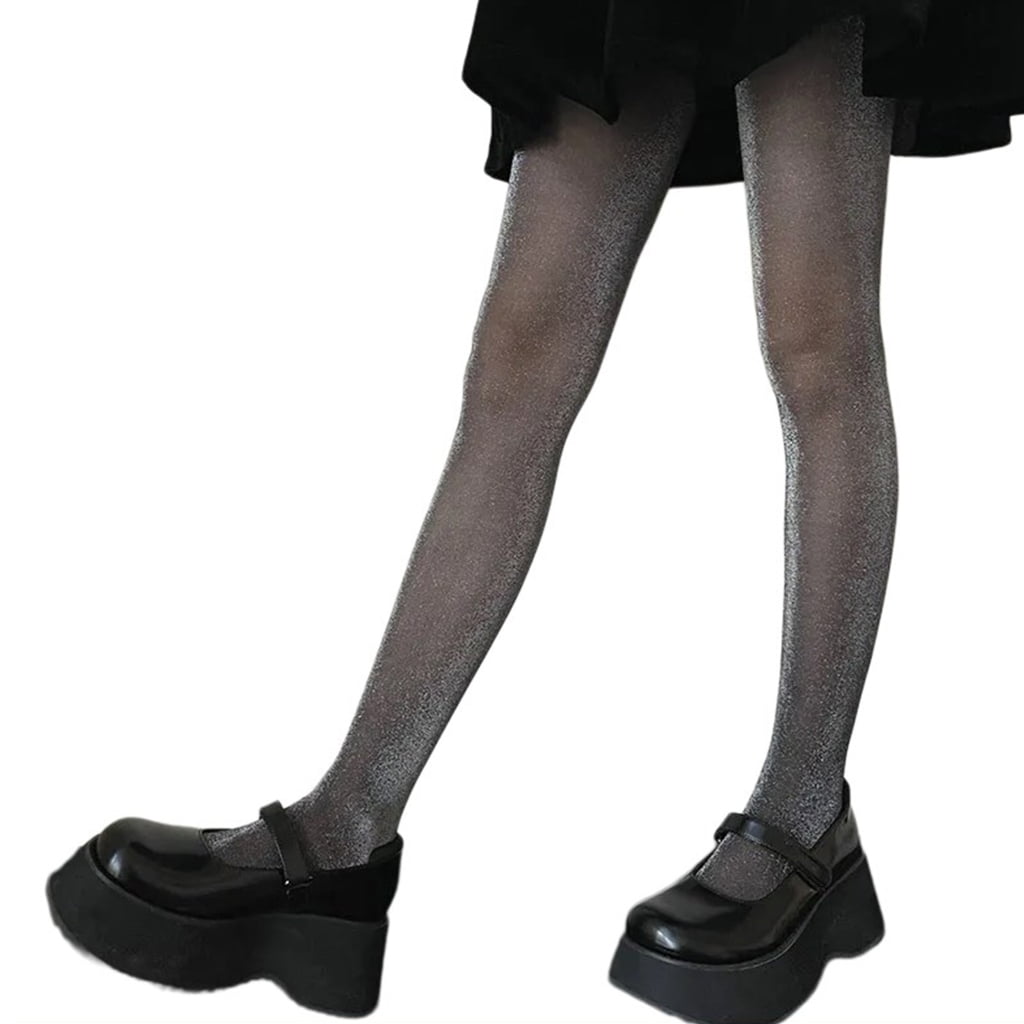 Guaber Sock,Women Blingbling Sheer Tights Sparkling Solid Color Thin ...