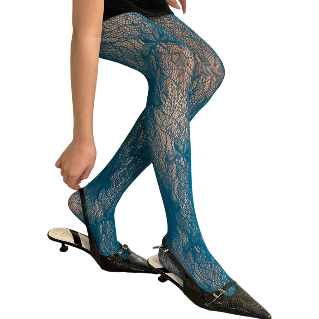 Guaber Sock,Womens Aesthetic Vintage Butterfly Fishnet Tights Stockings ...