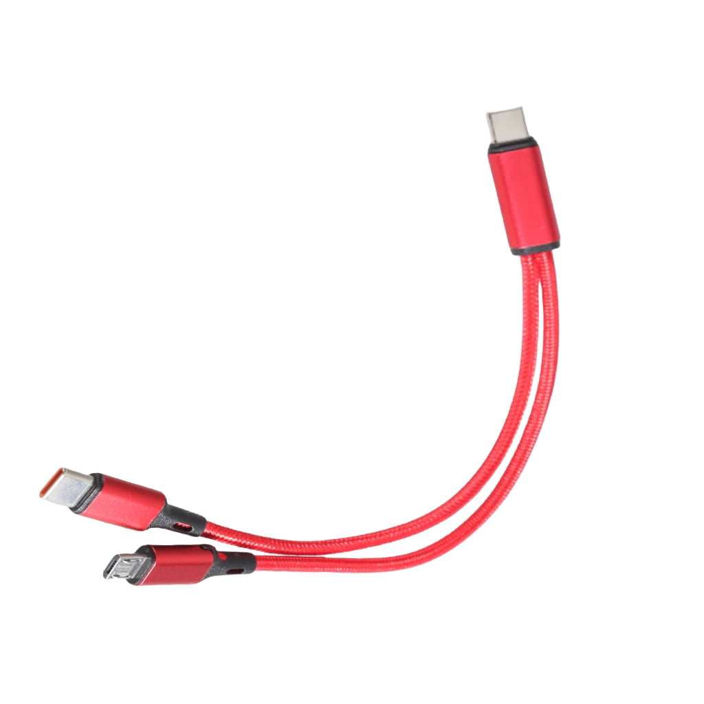 Guaber Type C to USB 5Pin and Type C Splitter Cord 27W 1 to 2 Male ...