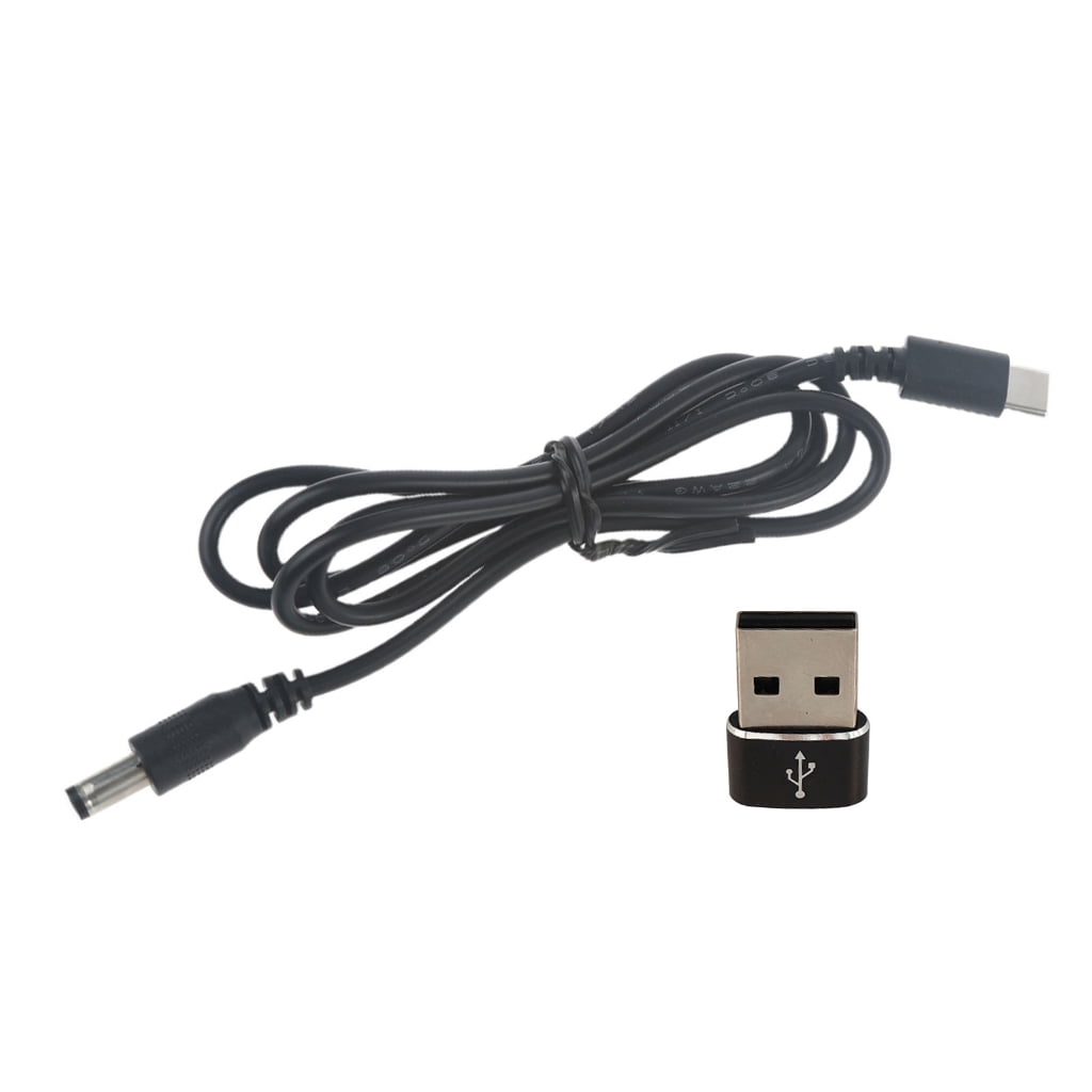 Guaber USB Type C to DC5.5x2.1mm Power Cable for Routers, Cameras Fans ...