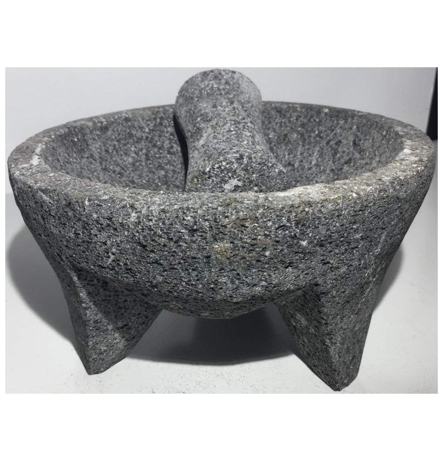 Guacamole Maker Molcajete - Mexican Volcanic Stone Mortar and Pestle ...