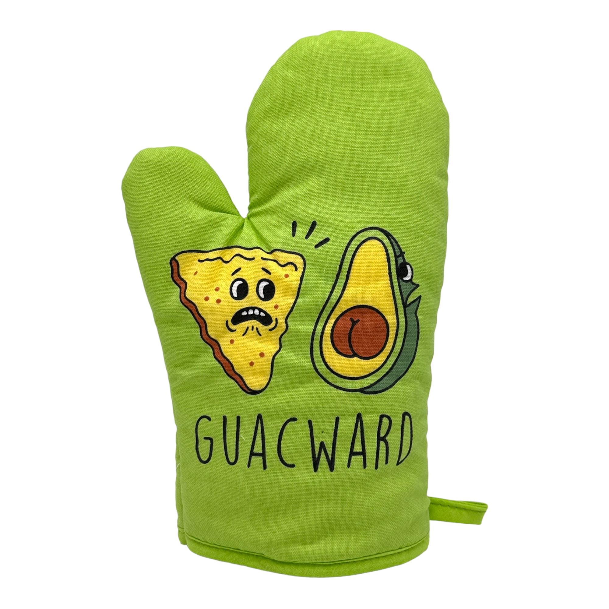 Guacward Oven Mitt Funny Awkward Avocado Butt Silly Chips and Guac ...