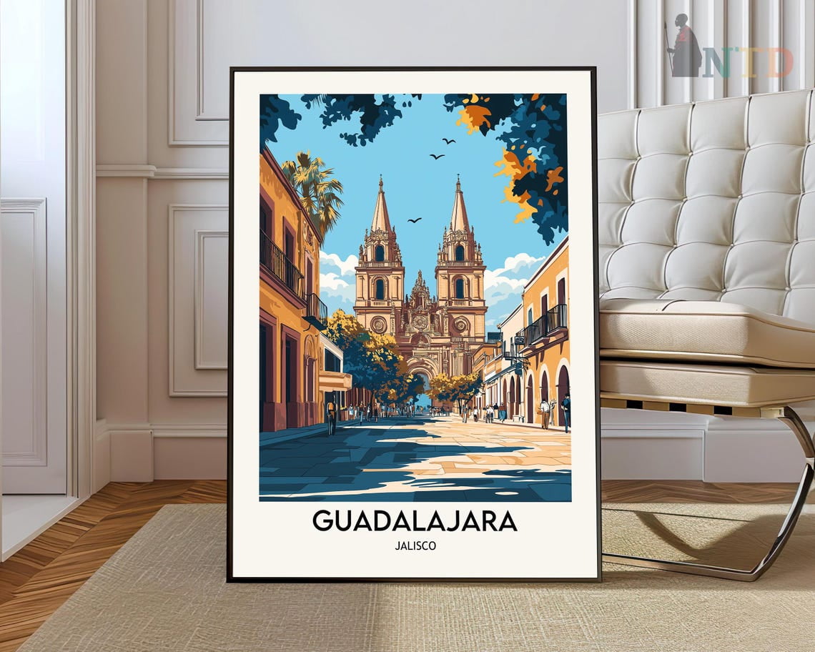 Guadalajara Print, Guadalajaraguadalajara Poster, Guadalajara Photo ...