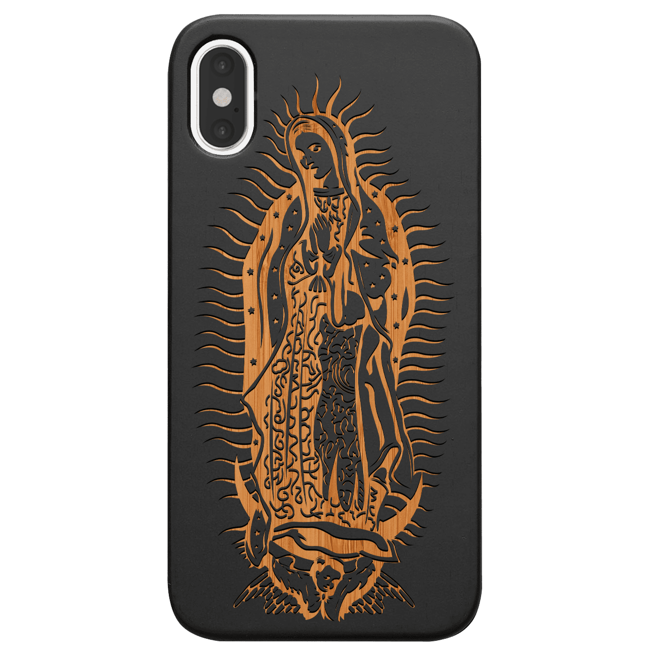 Guadalupe - Engraved Phone Model: iPhone Xs Max, Color: Black - Walmart.com