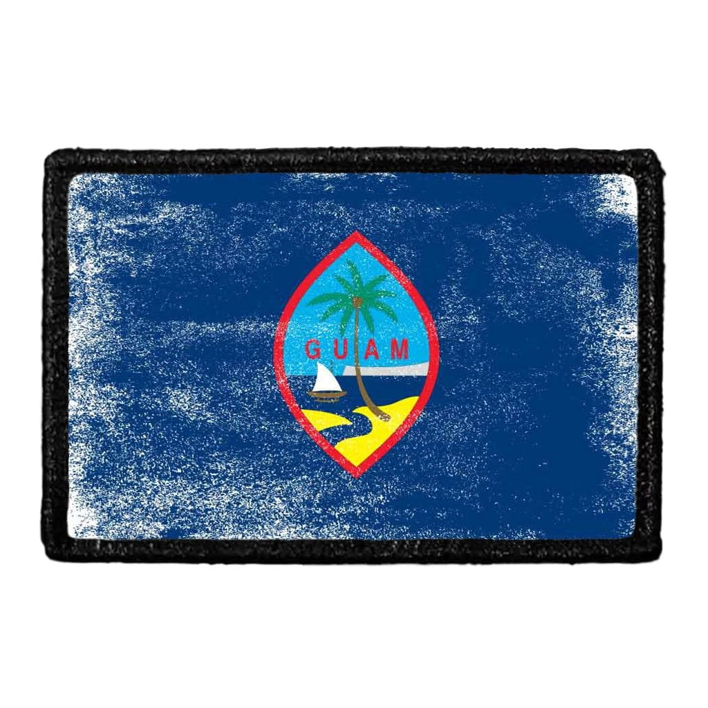 Guam Flag - Color - Distressed - Removable Patch - Walmart.com