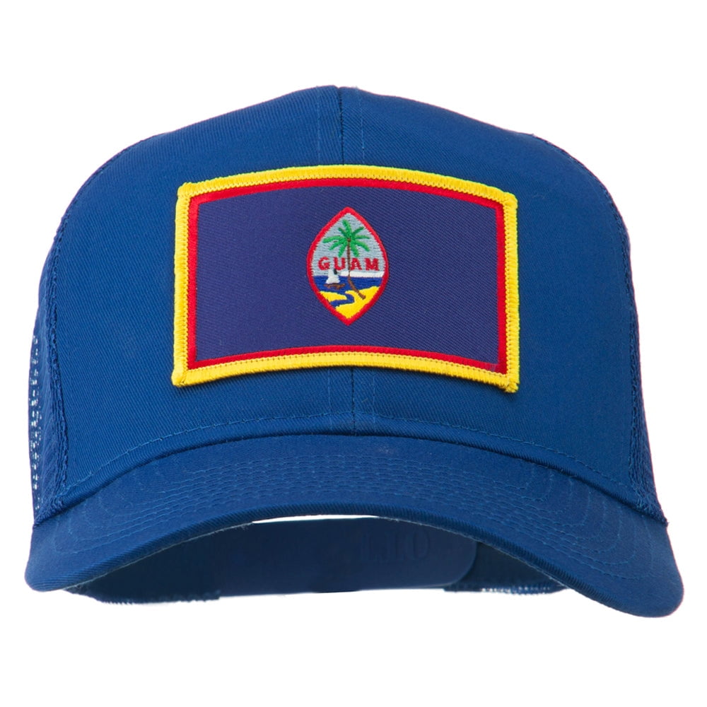 Guam Flag Patched Mesh Cap - Royal OSFM - Walmart.com