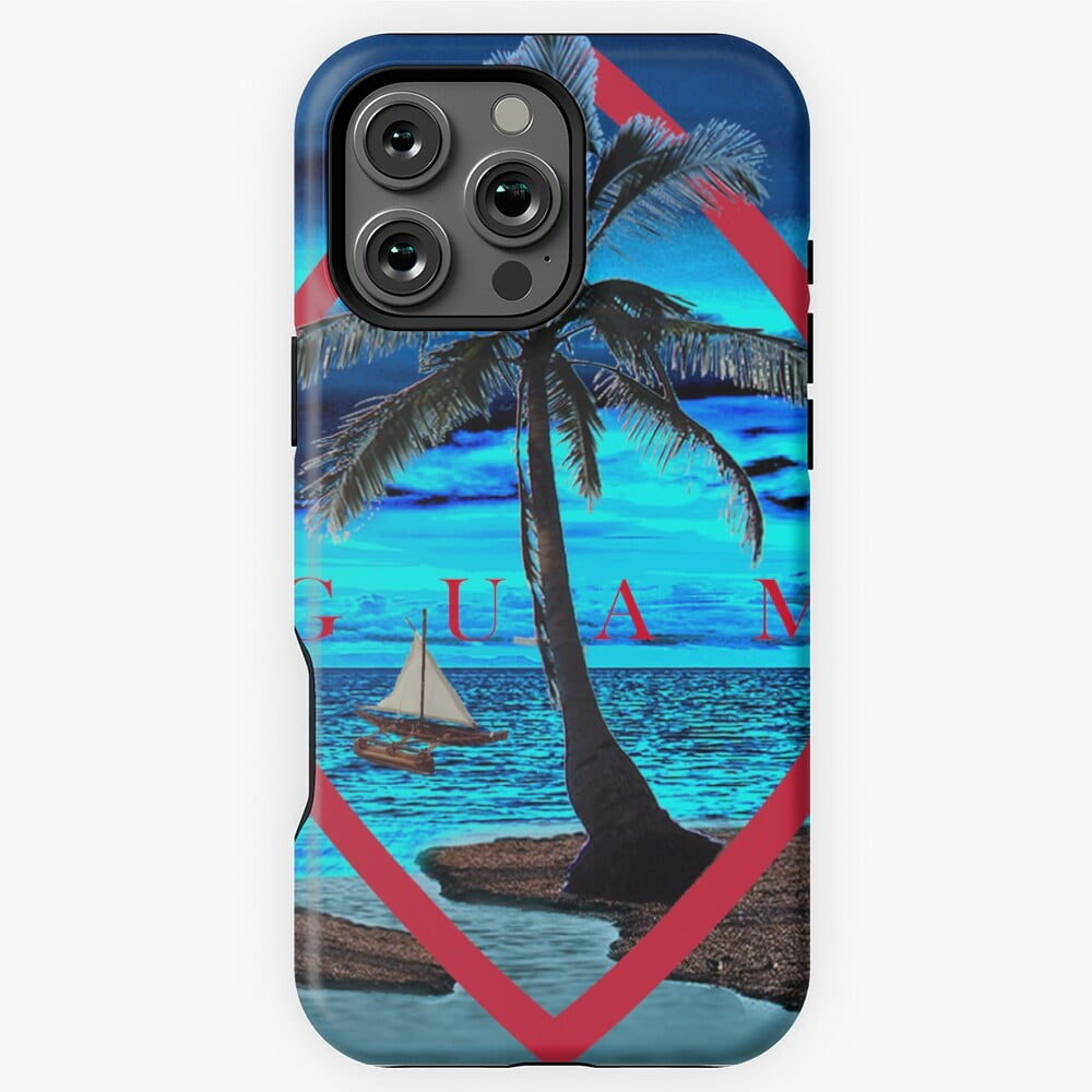 Guam Seal Island Flag Phone Case for iPhone 11 12 13 14 15 16 17 Pro ...