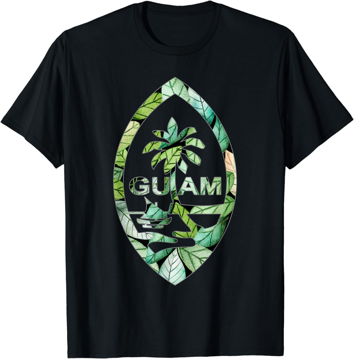 Guam Seal Jungle Style Tee Shirt - Walmart.com