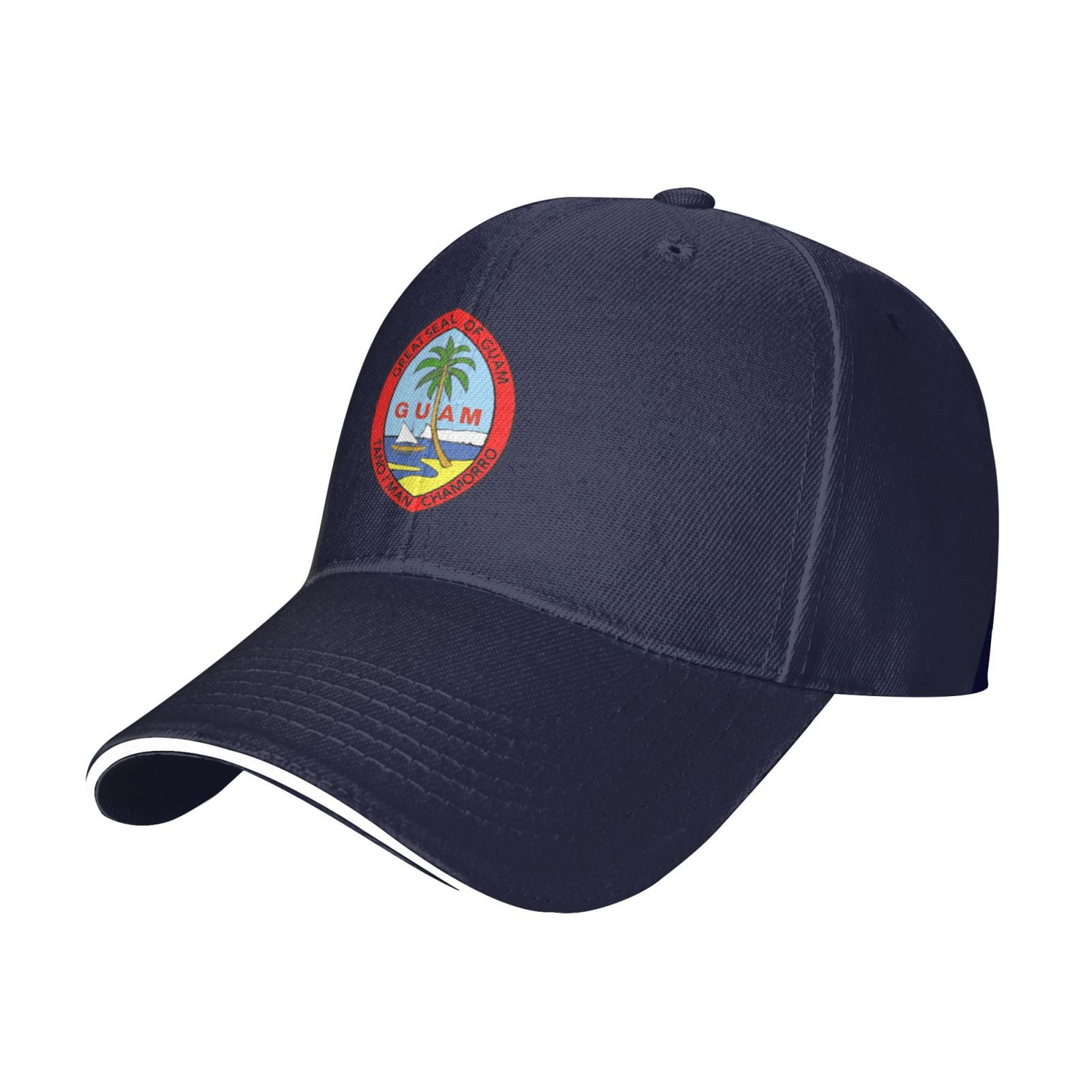 Guam Seal in A Tribal Turtle Men Women Baseball Cap Classic Adjustable ...