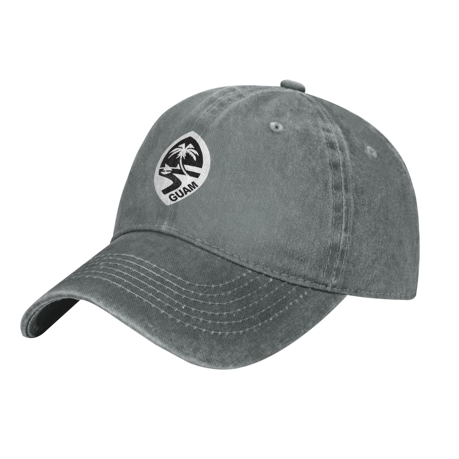 Guam Seal in A Tribal Turtle Men Women Baseball Cap Classic Washed ...