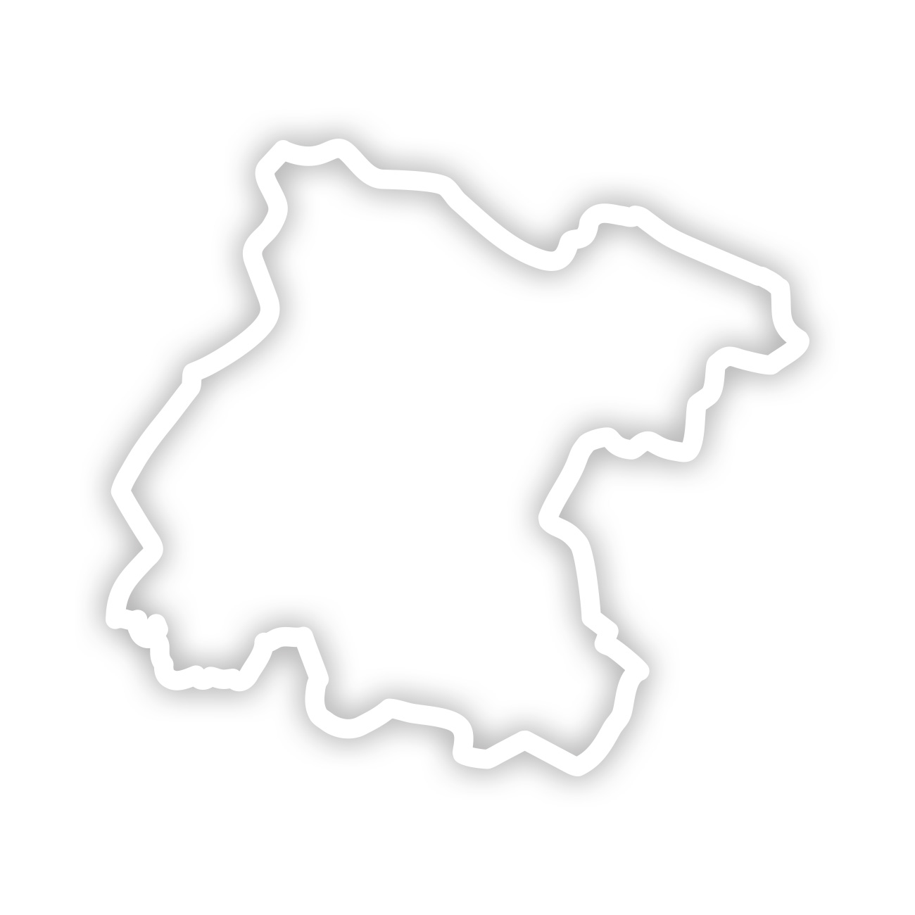 Guanajuato State Shaped Sticker Decal Die Cut - Self Adhesive Vinyl - Weatherproof - Made in USA ...