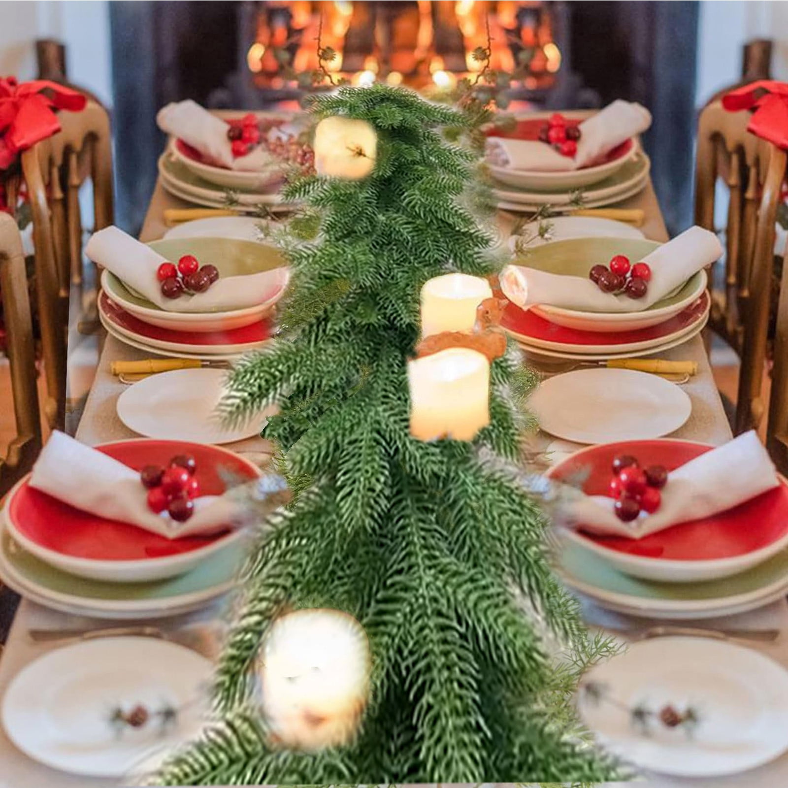 GuangLan 2024 Clearance! 2024 Decorations Party - Simulation Christmas ...