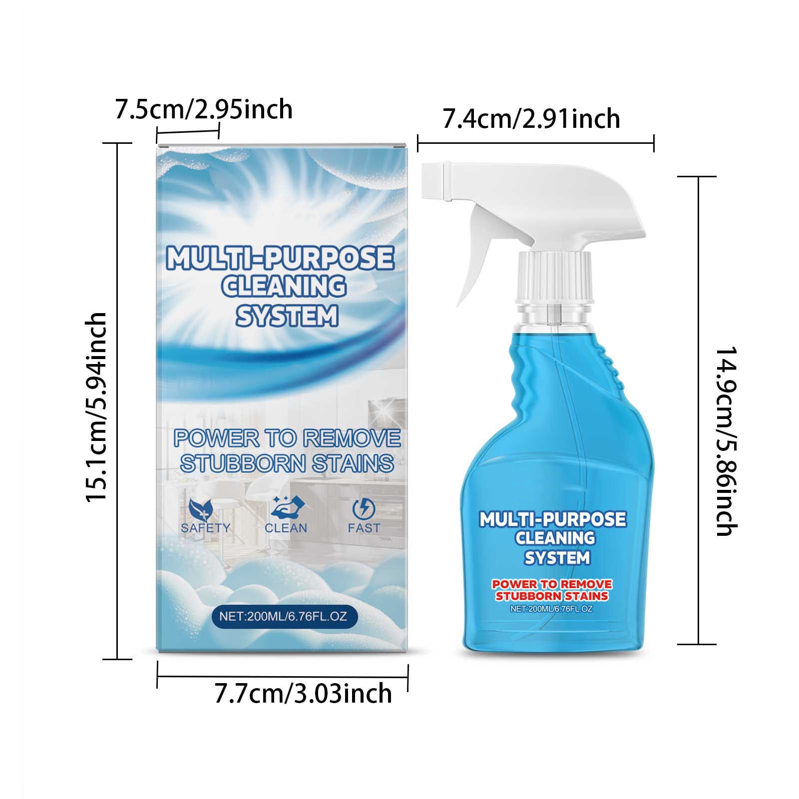 GuangLan Dirt Cleaning Agent Kitchen Cleaner Household Heavy Oil ...