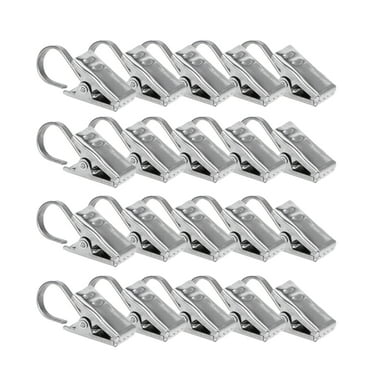 Curtain Track Roller Hooks - Curtain Rail Ceiling Gliders Set - Plastic ...