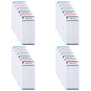 Adams 6-Ring Ledger Binder Refill Sheets, 5x8.5, Green/White, 100 ...