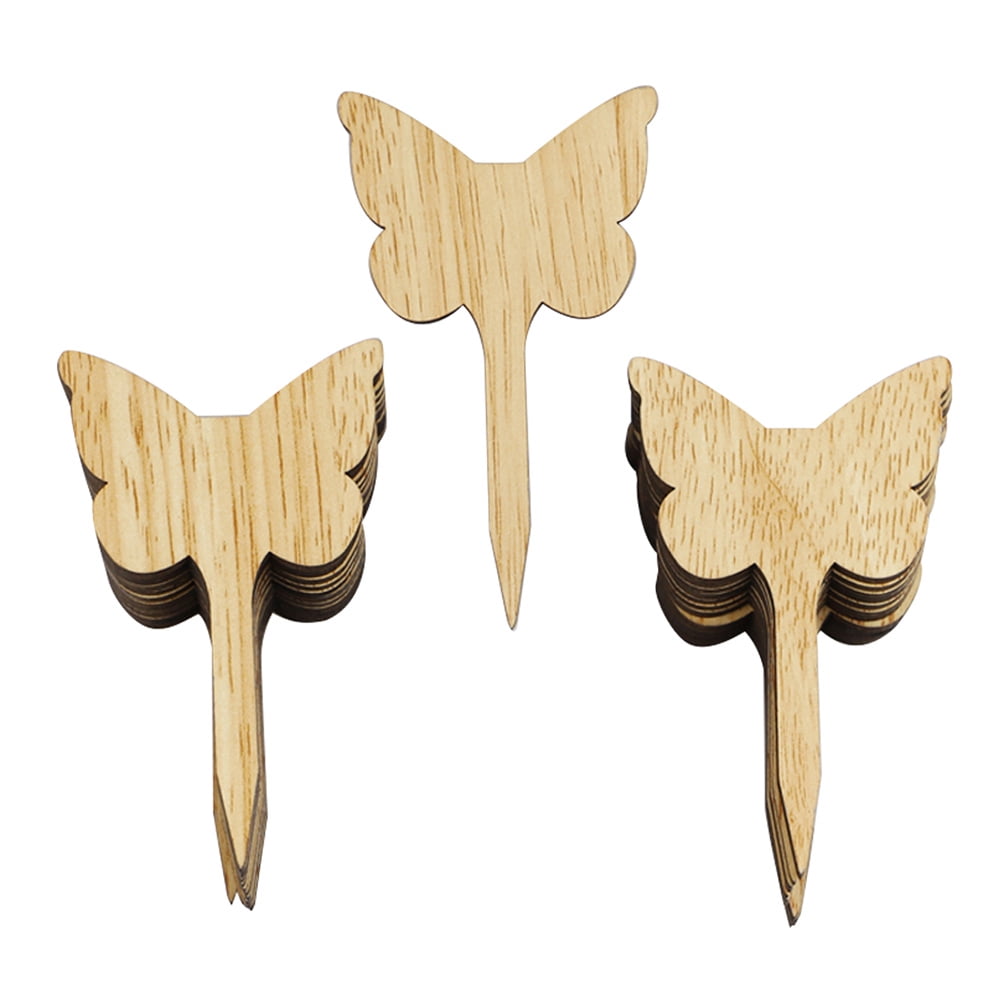 Guangmc 30PCS Wooden Garden Labels Sticks for Potted Plants - Walmart.com