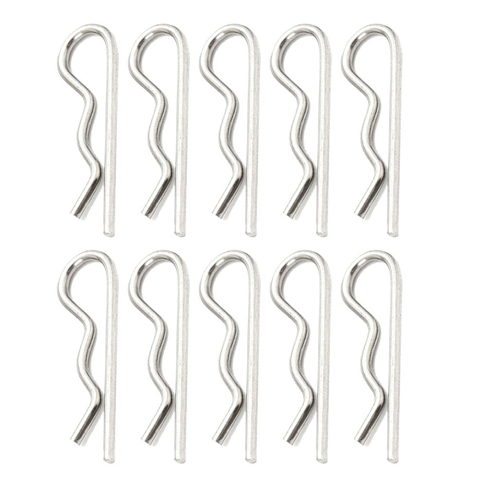 Guangmc 500pcs R-Shaped Spring Cotter Clips for Mechanical Industry (1 ...