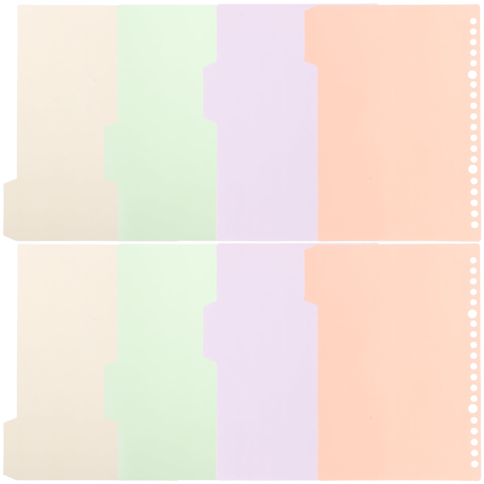 Guangmc A5 Binder Tabs Dividers Separators Pages Index Markers Inserts ...