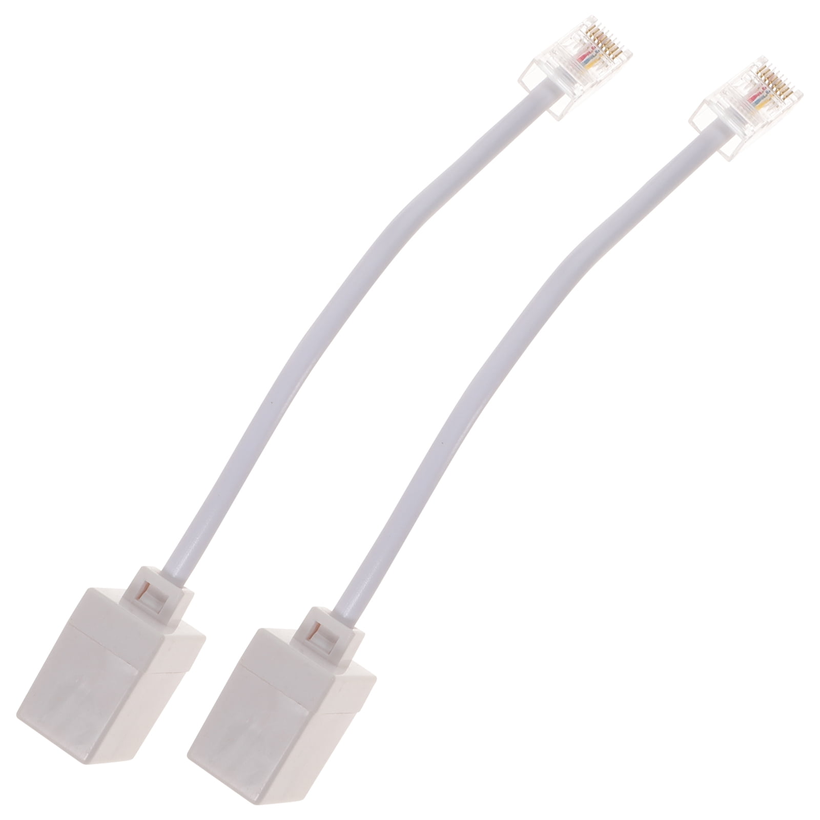 Guangmc C Cable to RJ11 Converter Adapter, 2pcs Phone Jack to Ethernet ...