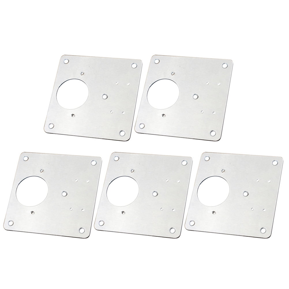 Guangmc Cabinet Hinge Repair Plate - Stainless Steel - 5pcs - Walmart.com
