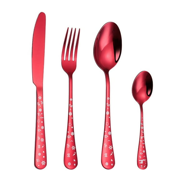 Christmas Silverware Sets for Holiday Dining and Celebrations