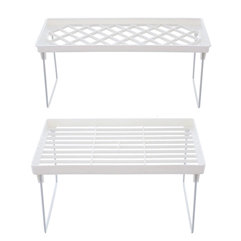 Raindrops White Foldable Storage Rack for Home Made of Plastic Perfect ...