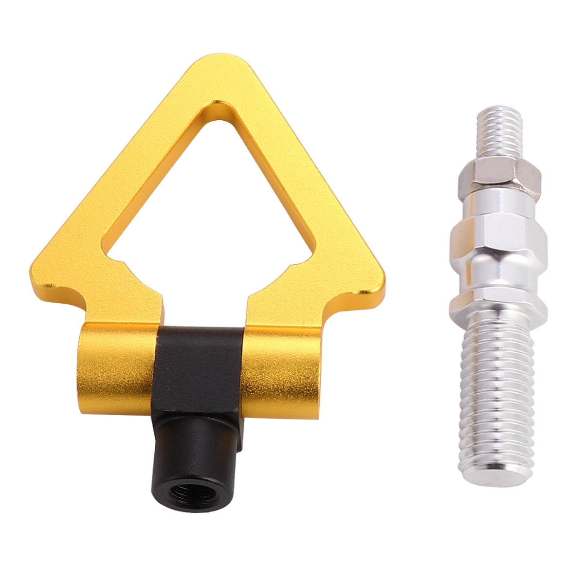 DEMACRIO Front Bumper Tow Hook Aluminium Alloy Golden 1Pcs for Driving ...