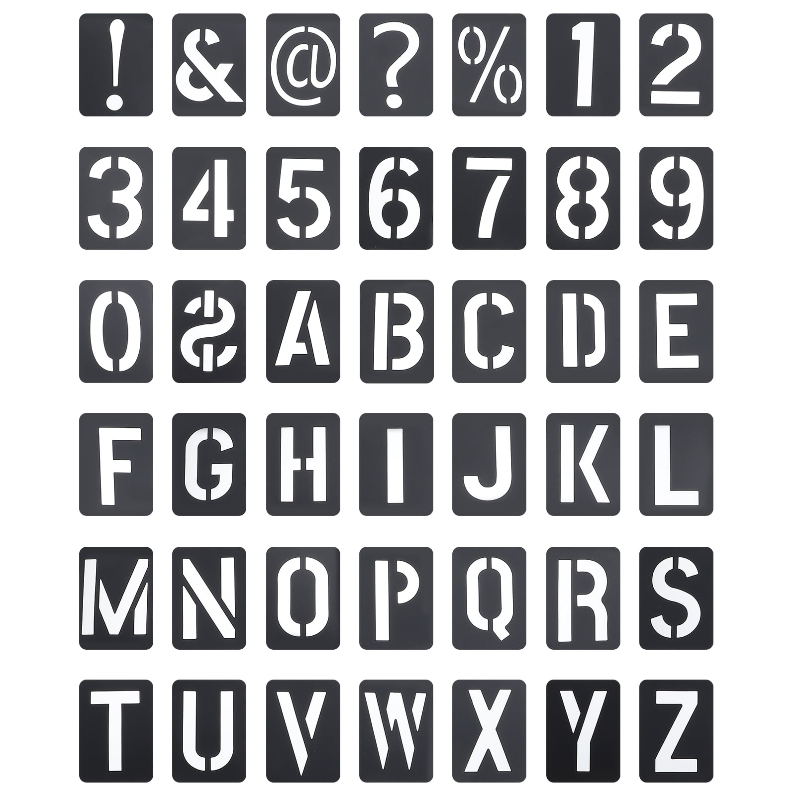 Guangmc Letter Stencils for Painting and Sign Making - Walmart.com
