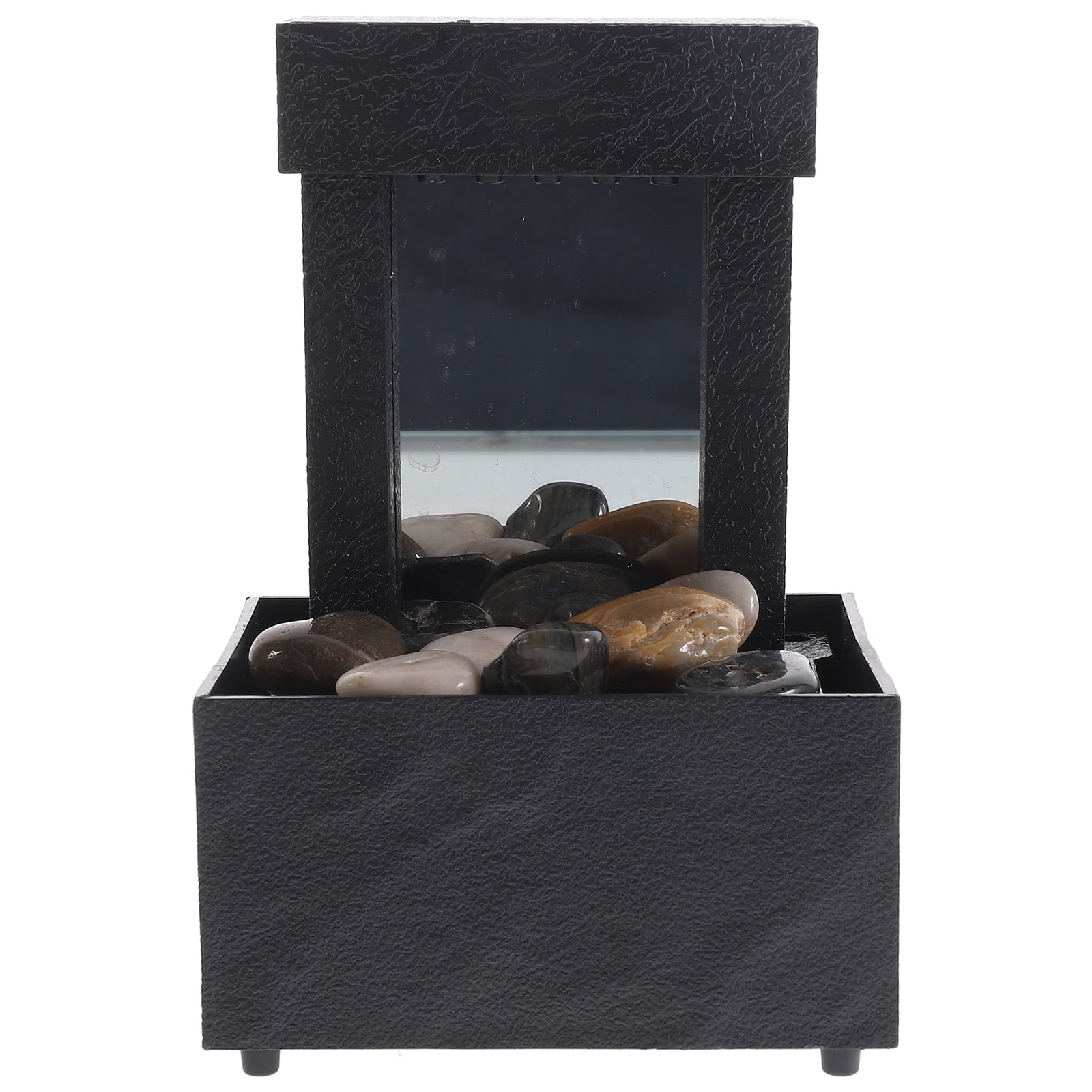 Guangmc Mini Indoor Waterfall Fountain for Office Desk or Tabletop ...