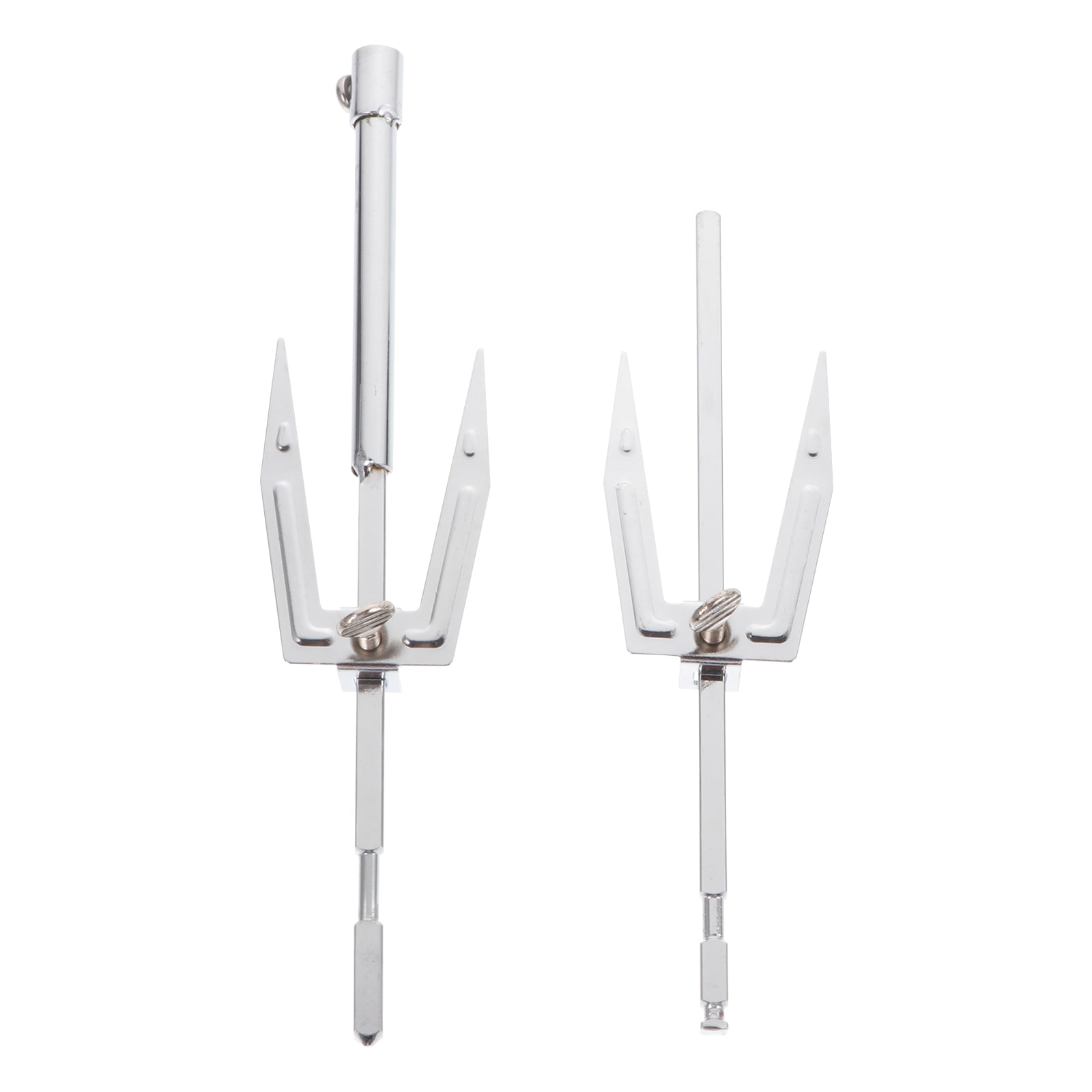 Guangmc Rotisserie Grill Forks Stainless Steel Spit Rod BBQ Accessories ...