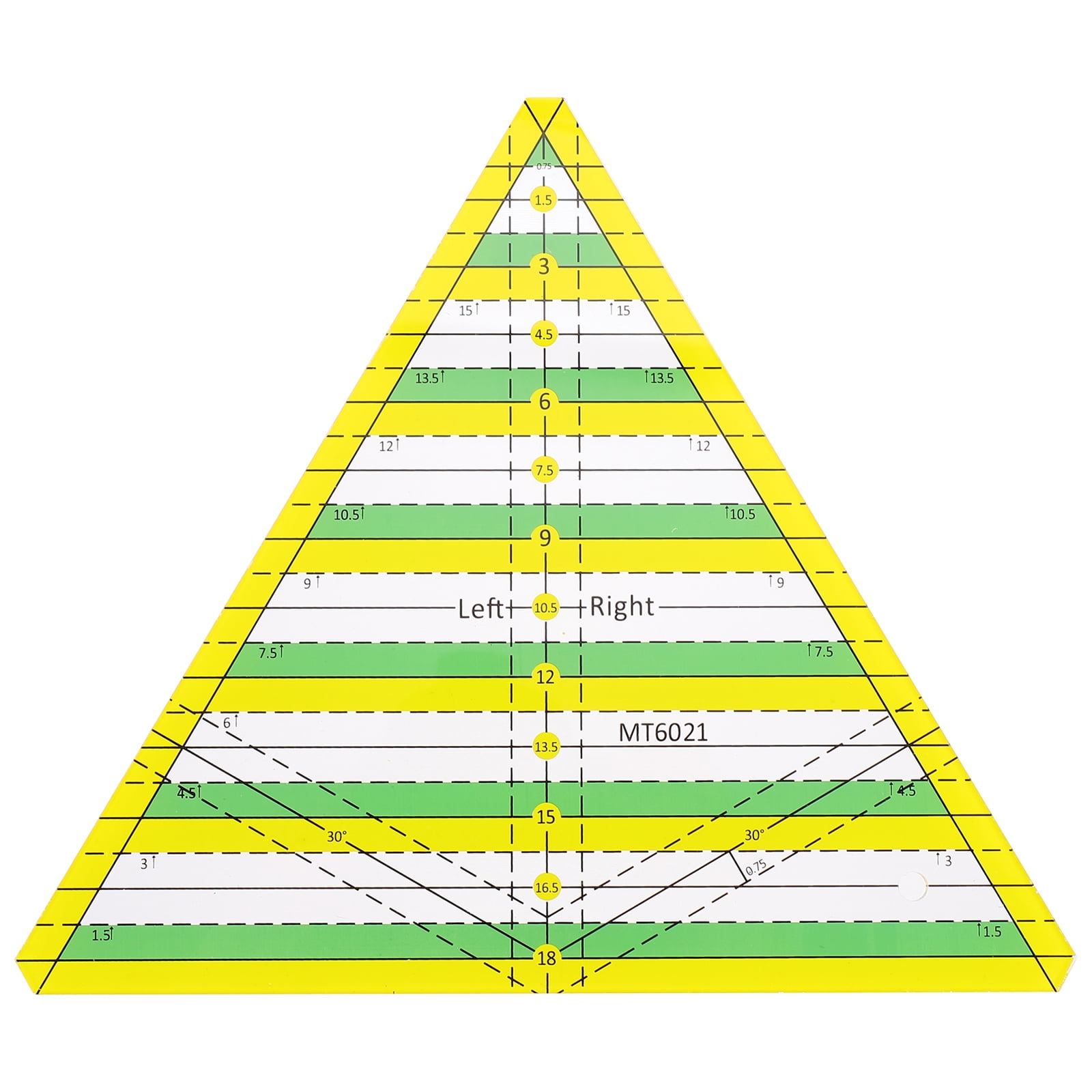 Guangmc Triangle Quilt Ruler Template for Precise Cutting - Walmart.com