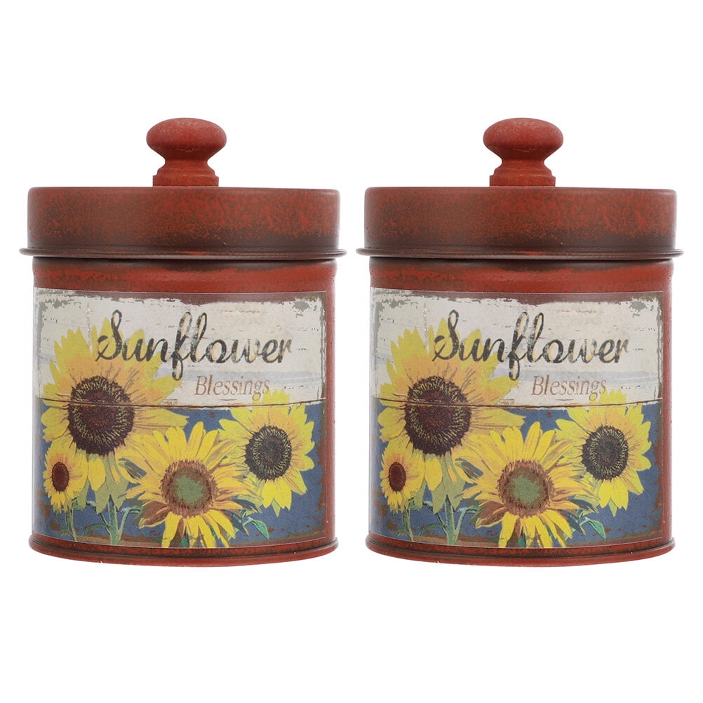 Guangmc Vintage Farmhouse Vase with Handle - Rustic Decorative Buckets ...