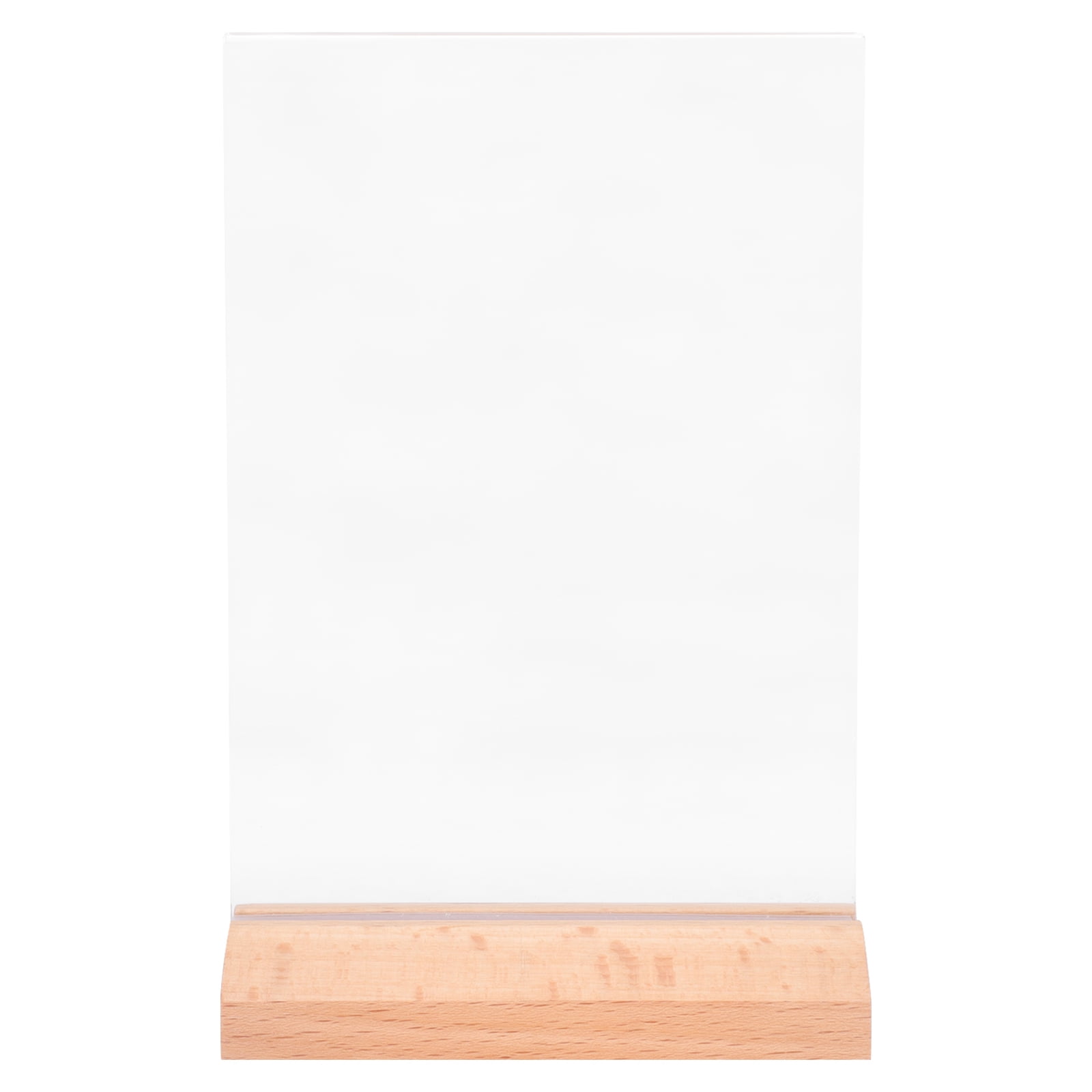 Guangmc Wooden Base Sign Holder Stand 15X10CM - Walmart.com