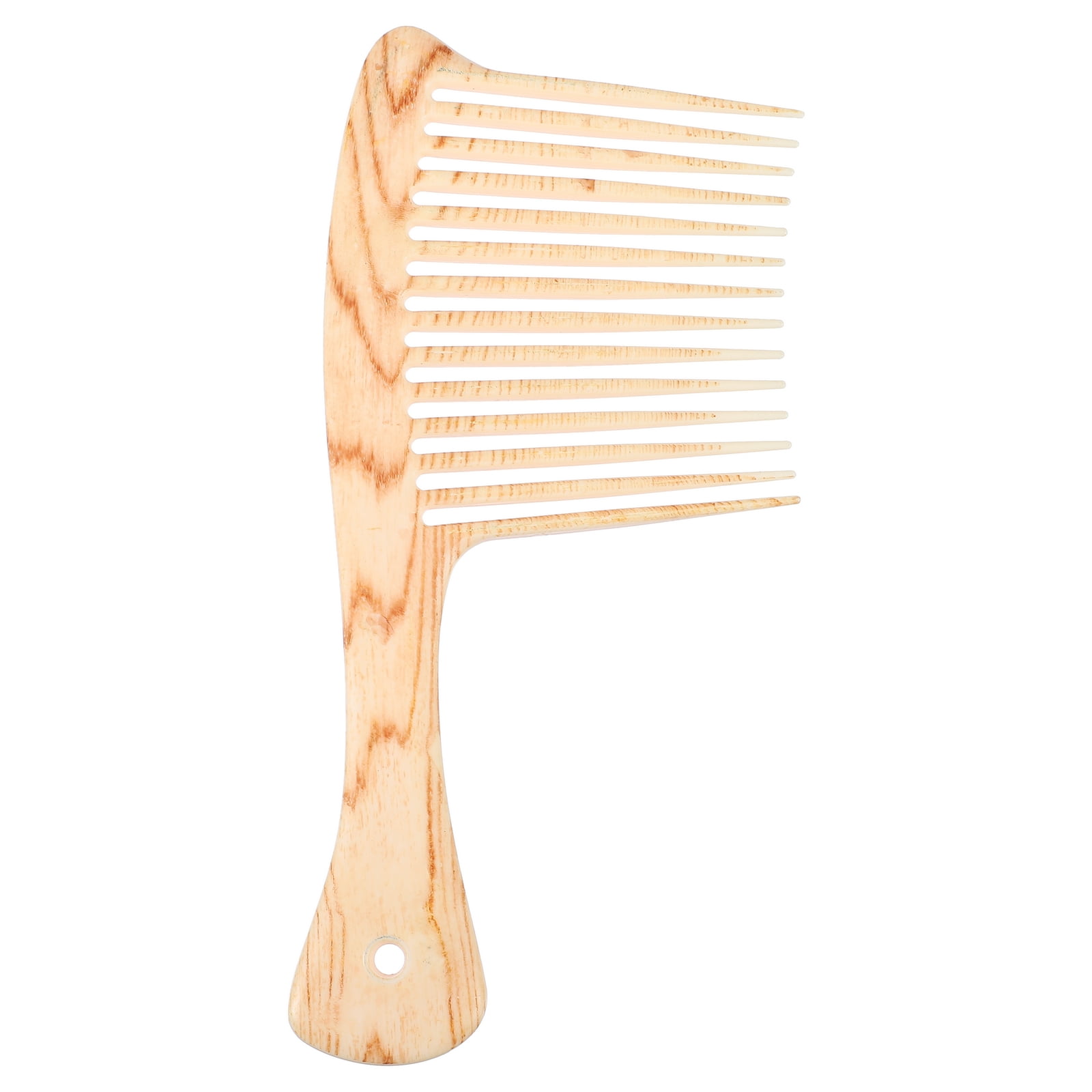 Guangmc Wooden Detangling Comb Beard Teasing Scalp Massager Afro Pick ...