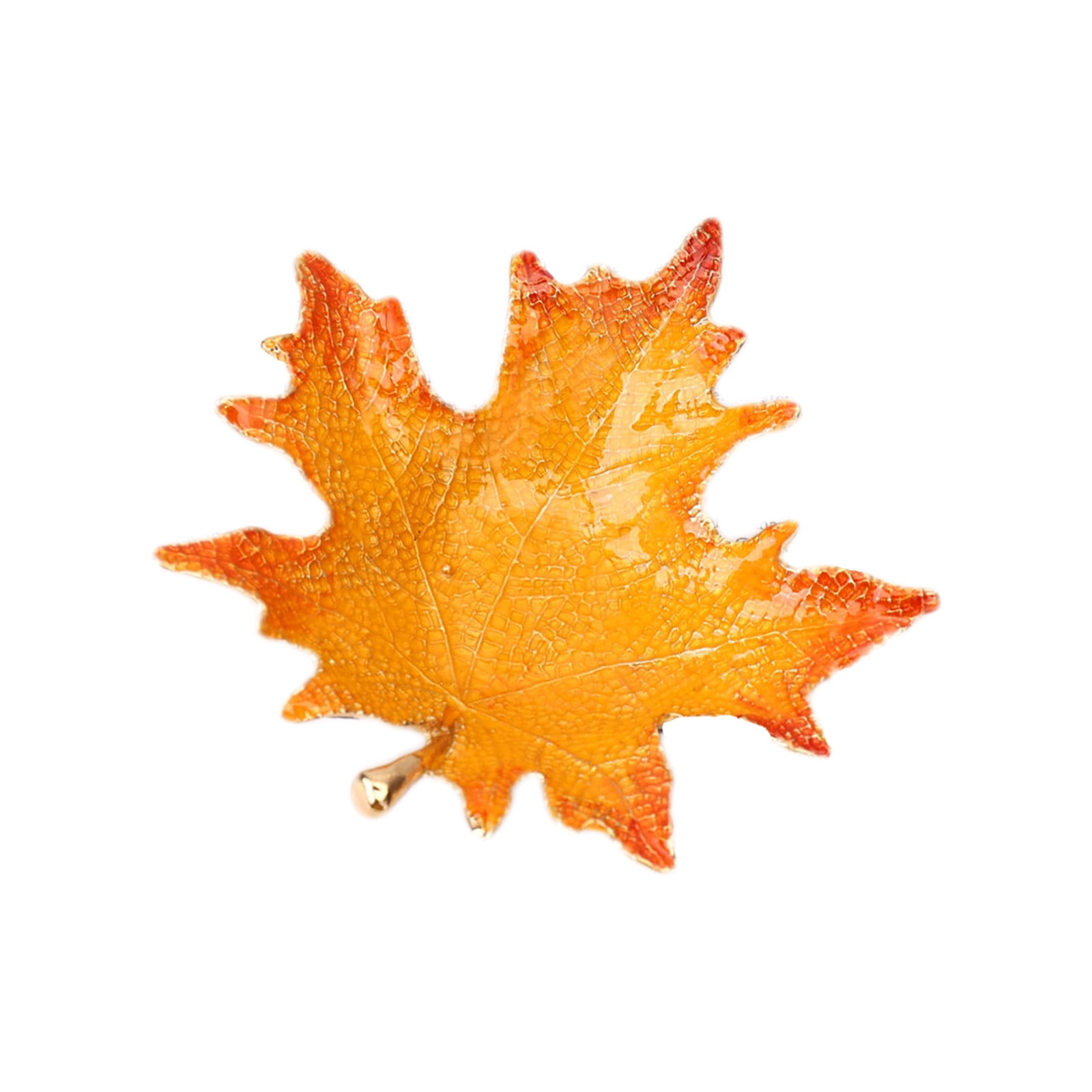 Guanhe 5'' Maple Leaf Shape Dish Plate, Metal Snack Fruit Meat Cheese ...