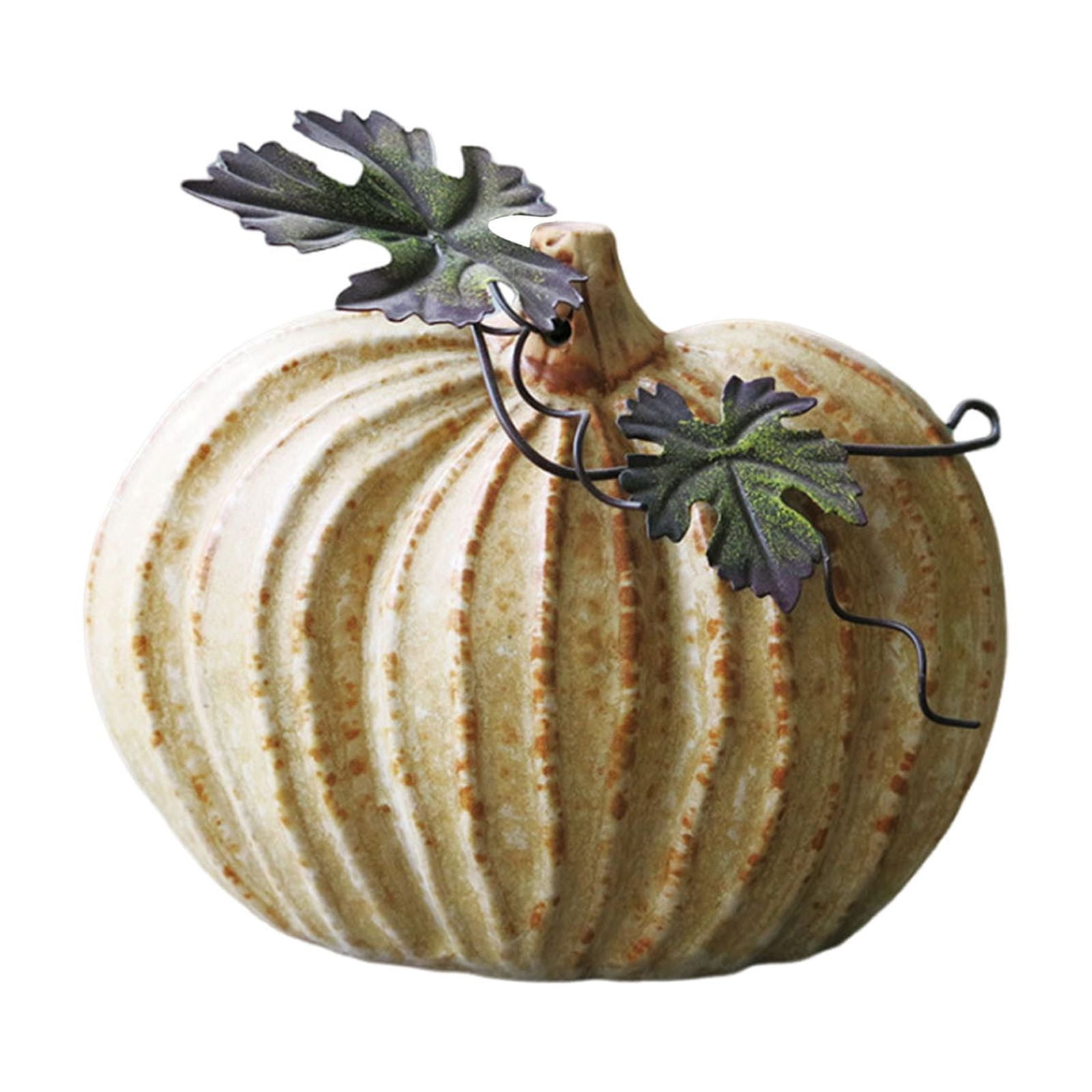 Guanhe Artificial Pumpkins Faux Ceramics Fall Harvest Centerpieces ...
