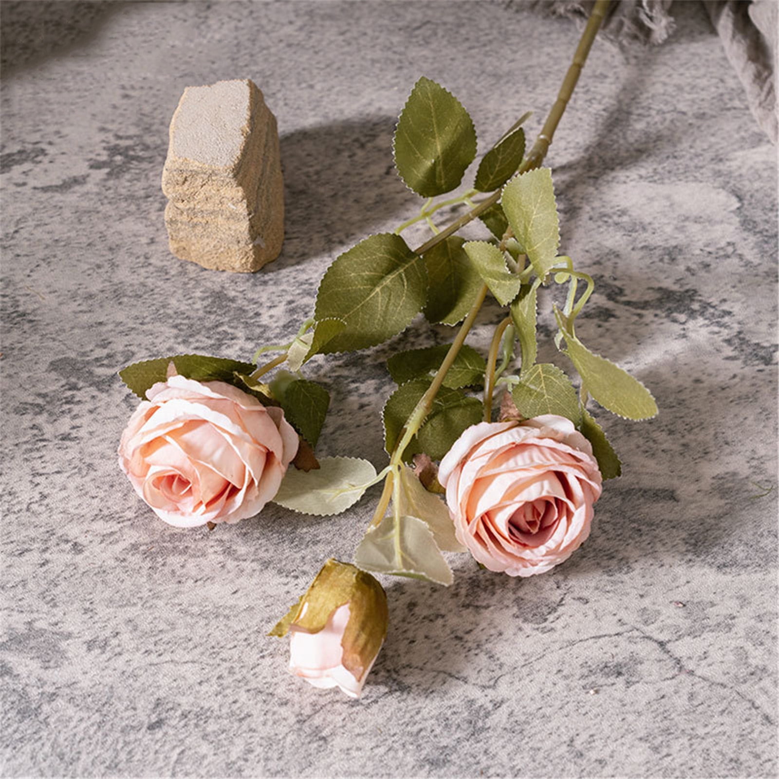 Guanhe Artificial Roses Silk Flowers, Outdoor UV Resistant Flowers ...