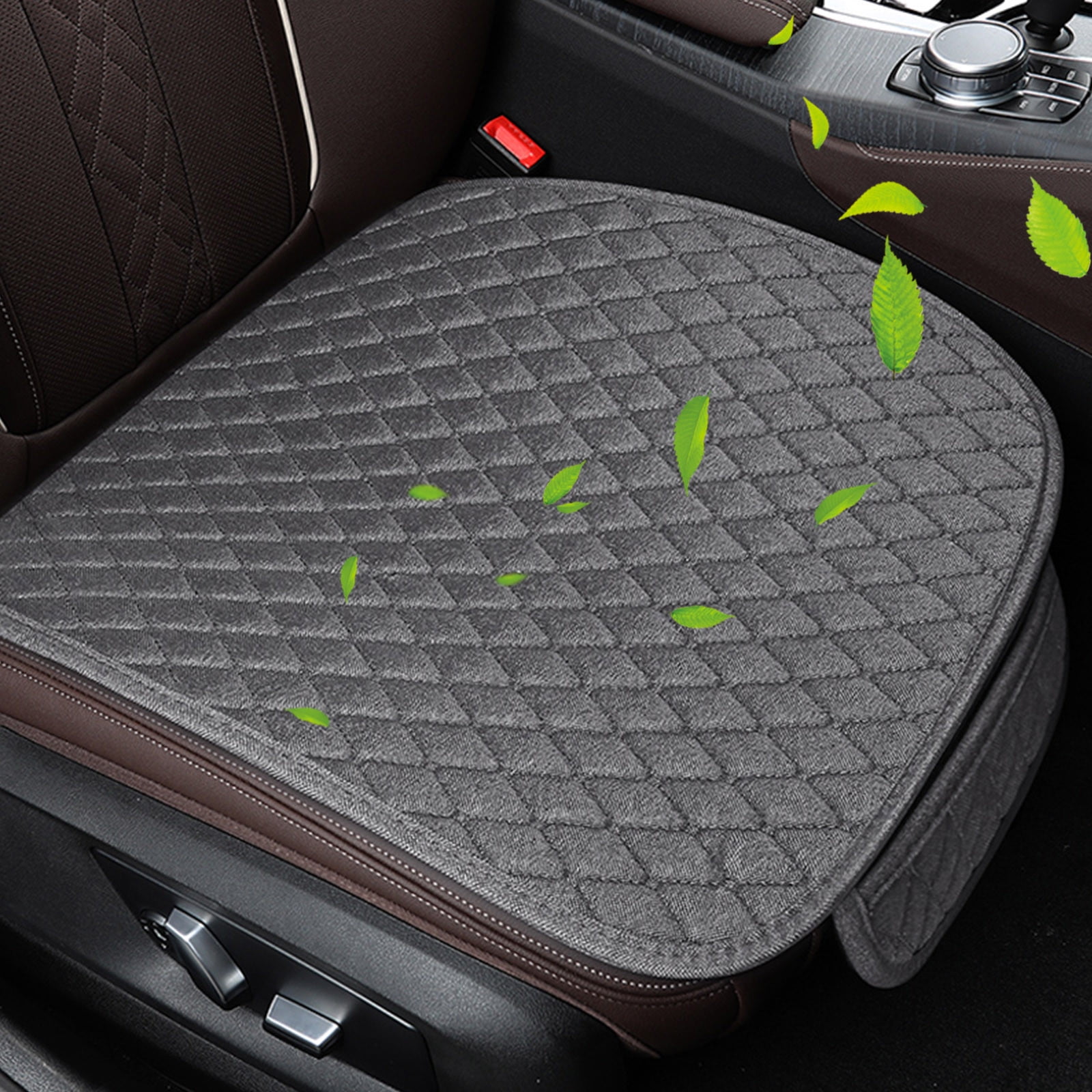 AnuirheiH Car Front Seat Cushion, Breathable Car Seat Protector Pad ...