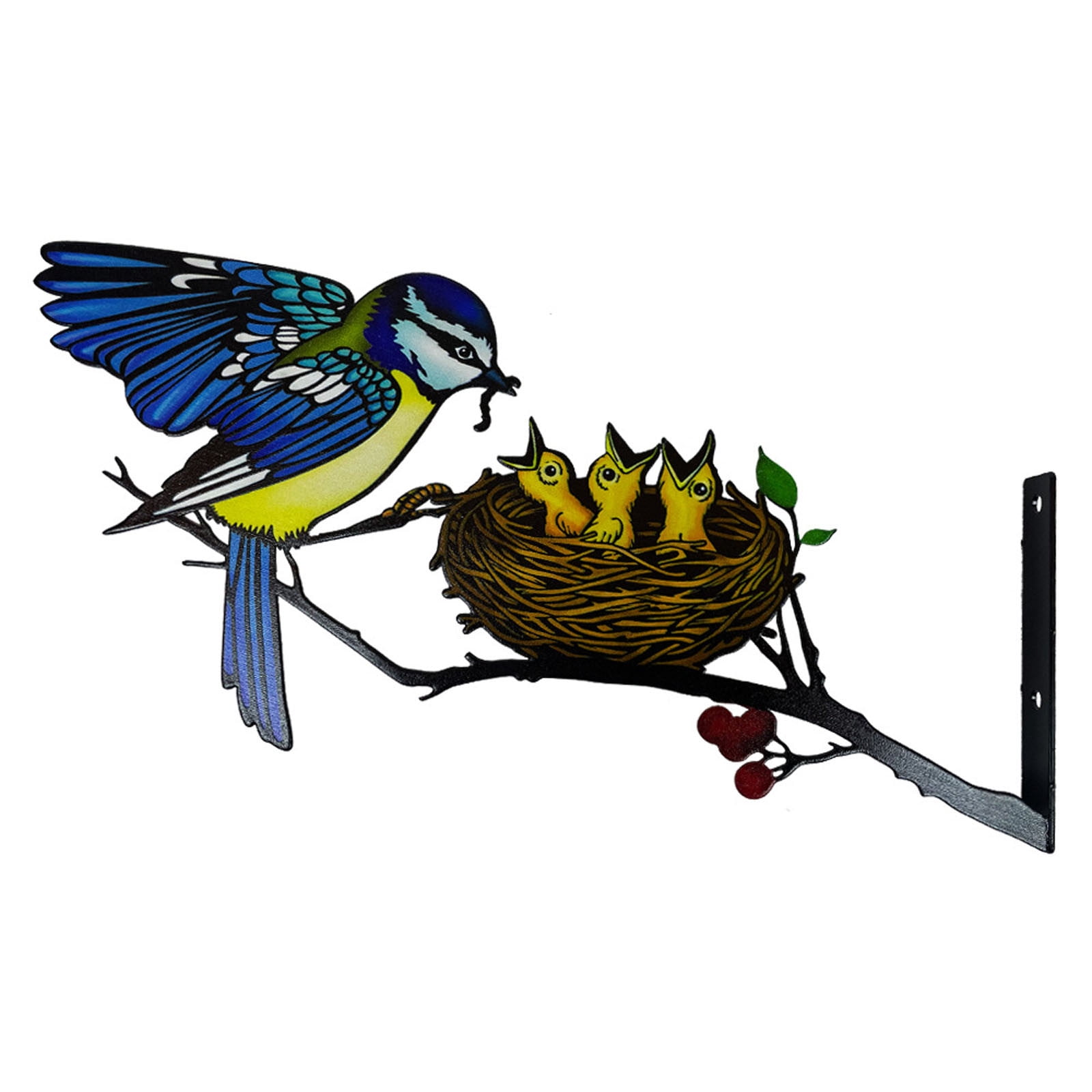 Guanhe Clearance Iron Hummingbird Metal Bird Decor, Metal Bird for ...