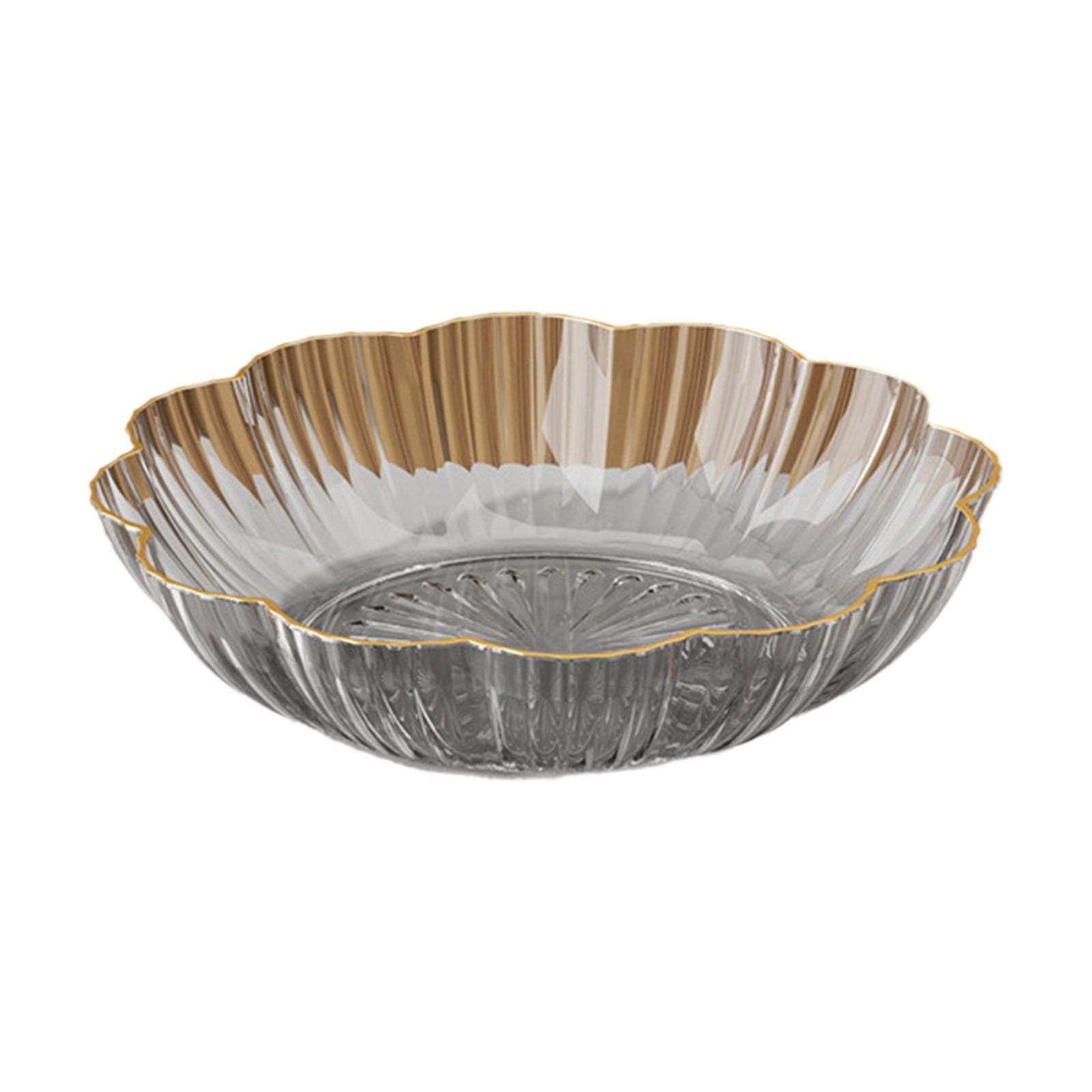 Guanhe Household Transparent Round Fruit Tray Transparent Plastic Dry ...
