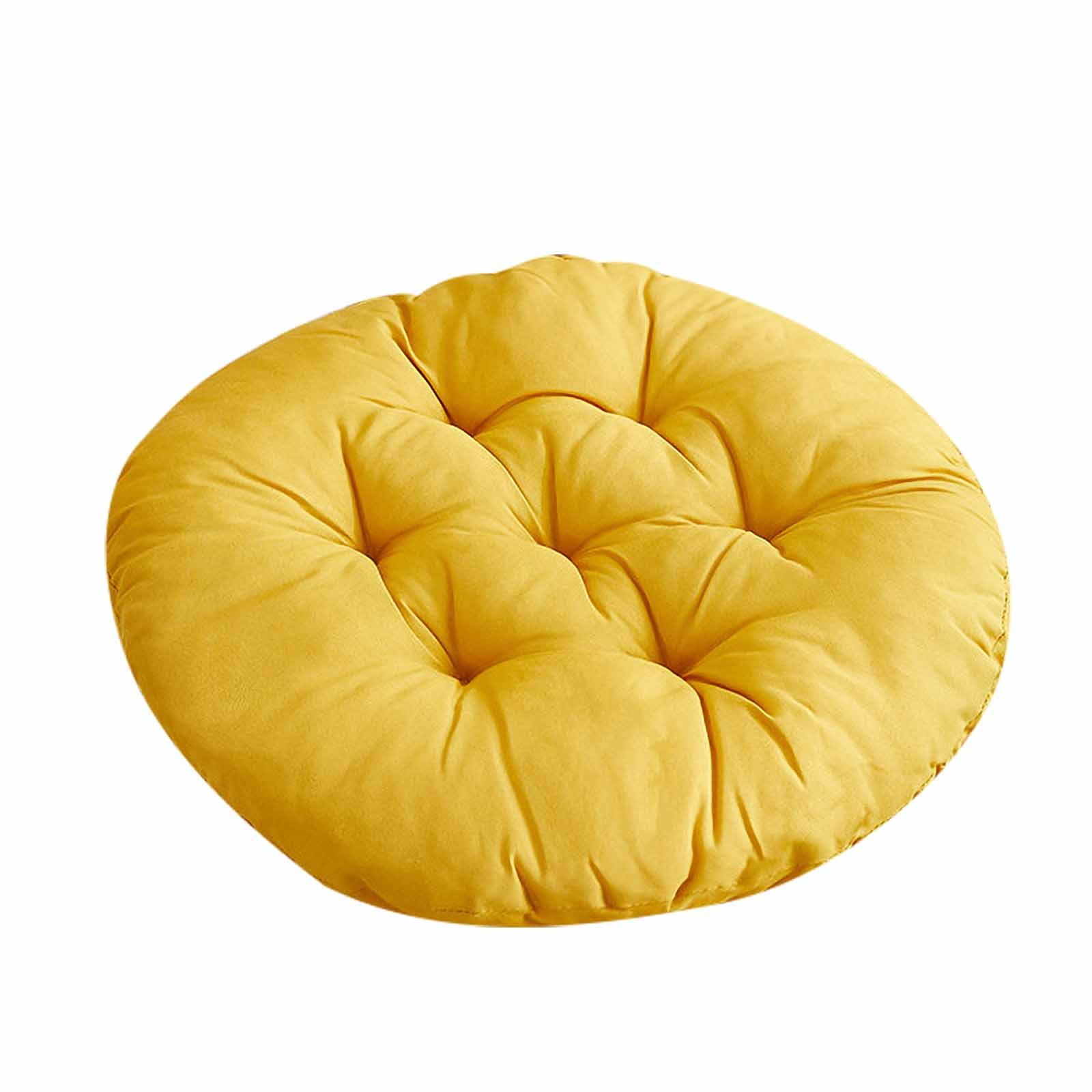 Round Chair Cushions 16x16'' Indoor/Outdoor Seat Pads for Garden Patio ...