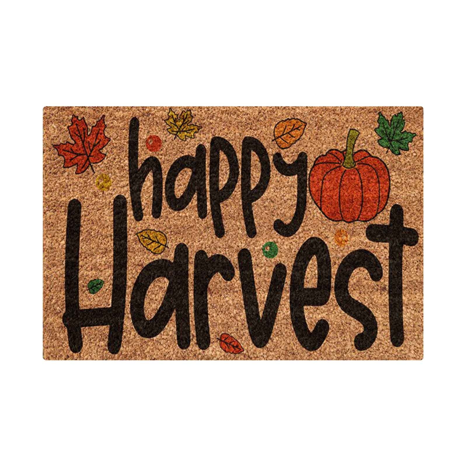 Guanhe Welcome Mats, Fall Decor Entrance Mat Coir Doormats 31.5''x19.7 ...