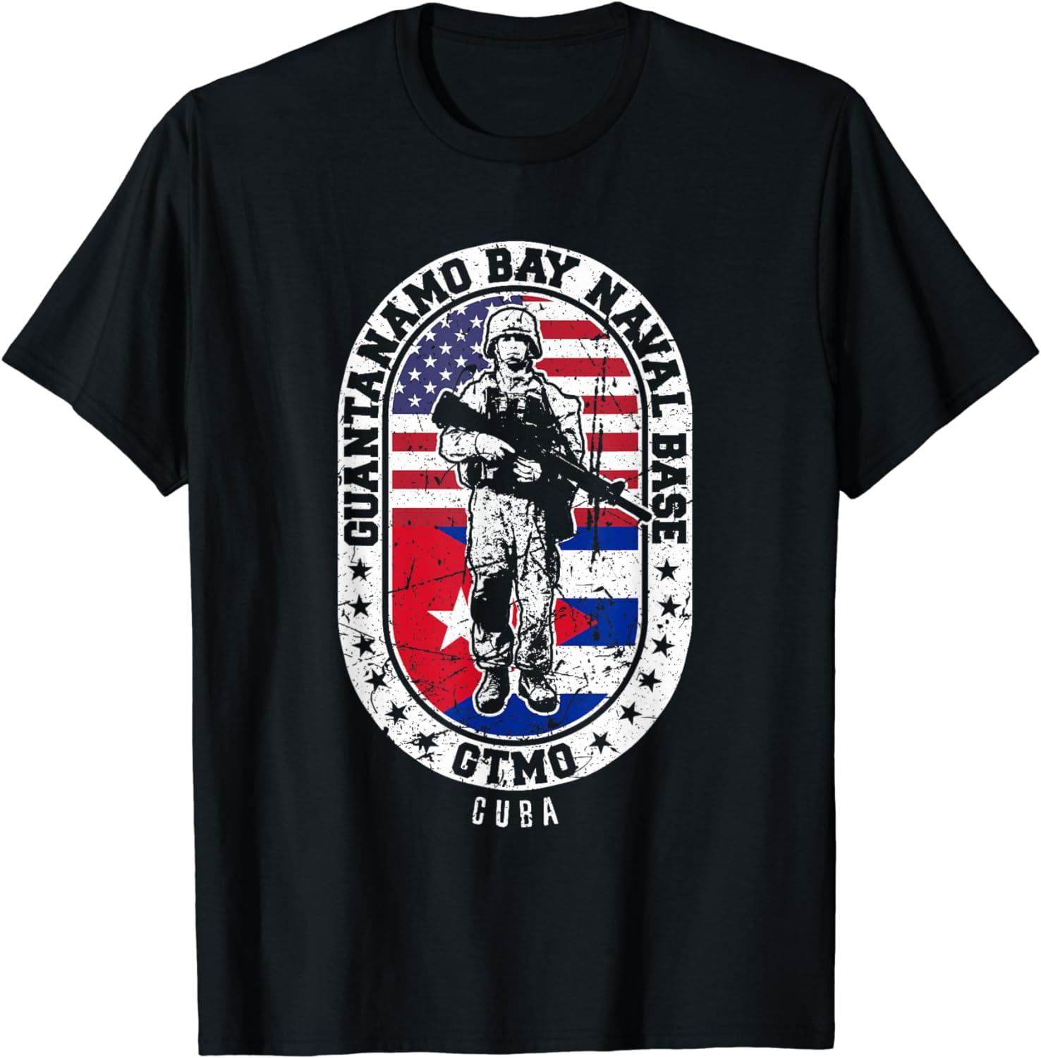 Guantanamo Bay Naval Base Cuba, NSGB, GTMO, GiTMO T-Shirt - Walmart.com