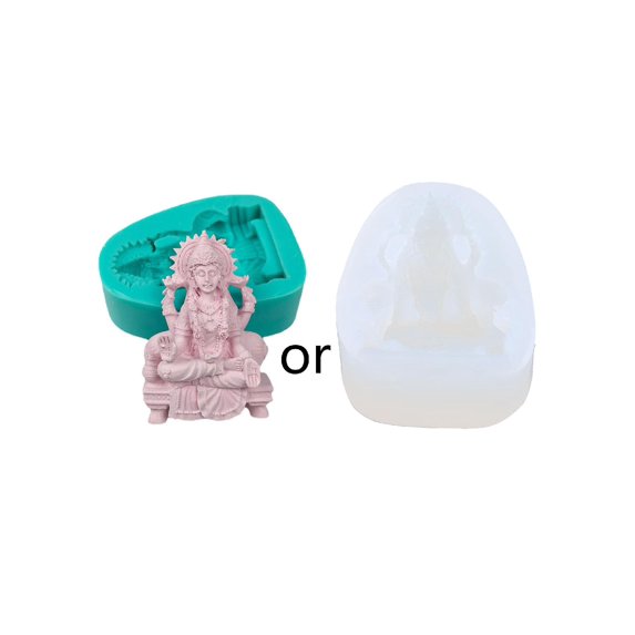 Guanyin Buddha Statue Candle Mold Diy Aromatherapy Plaster Silicone ...