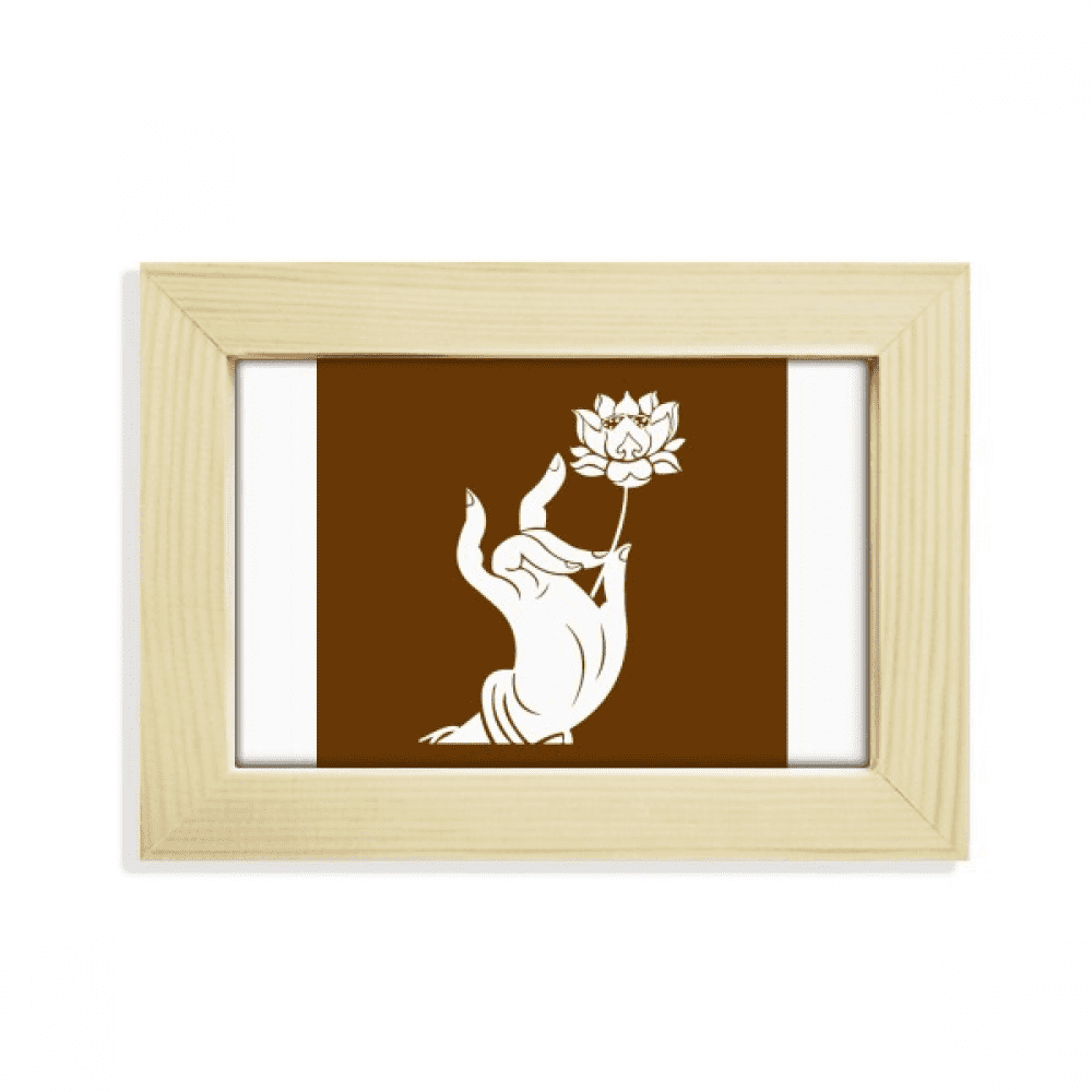 Guanyin Pinch Lotus Pure Meditation Desktop Decorate Photo Frame ...