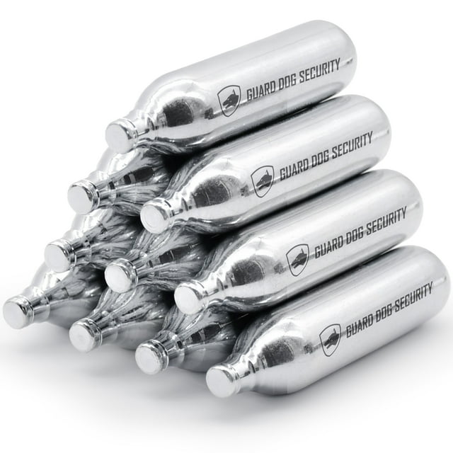 Guard Dog Security CO2 Cartridges - 12 Gram Non-Threaded, Compatible to ...